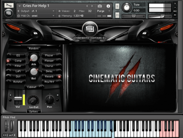 CINEMATIC GUITARS INFINITY | KONTAKT PLAYER | SAMPLE LOGIC LLC