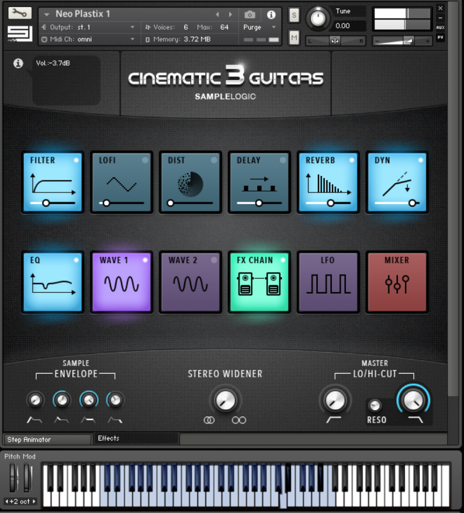 CINEMATIC GUITARS INFINITY | KONTAKT PLAYER | SAMPLE LOGIC LLC