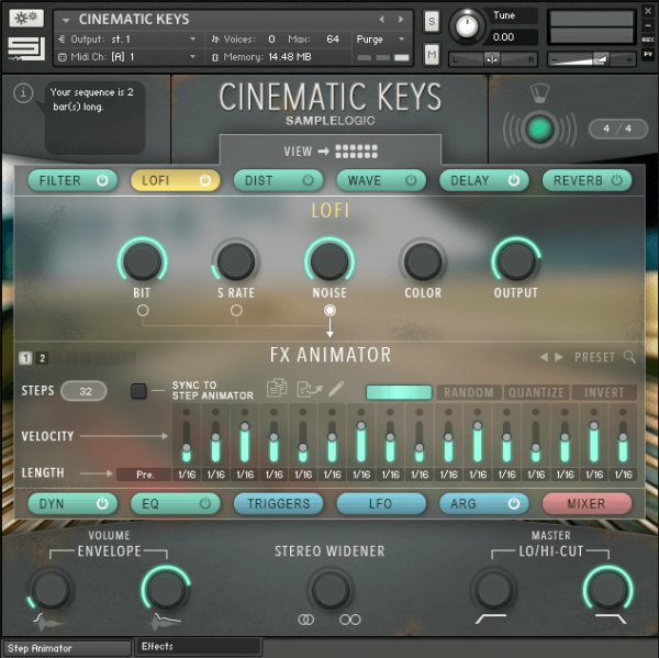 CINEMATIC KEYS | SAMPLE LIBRARY VST FOR KONTAKT PLAYER